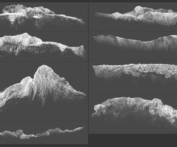 ArtStation - Beach Wave Foam Texture Set | Game Assets