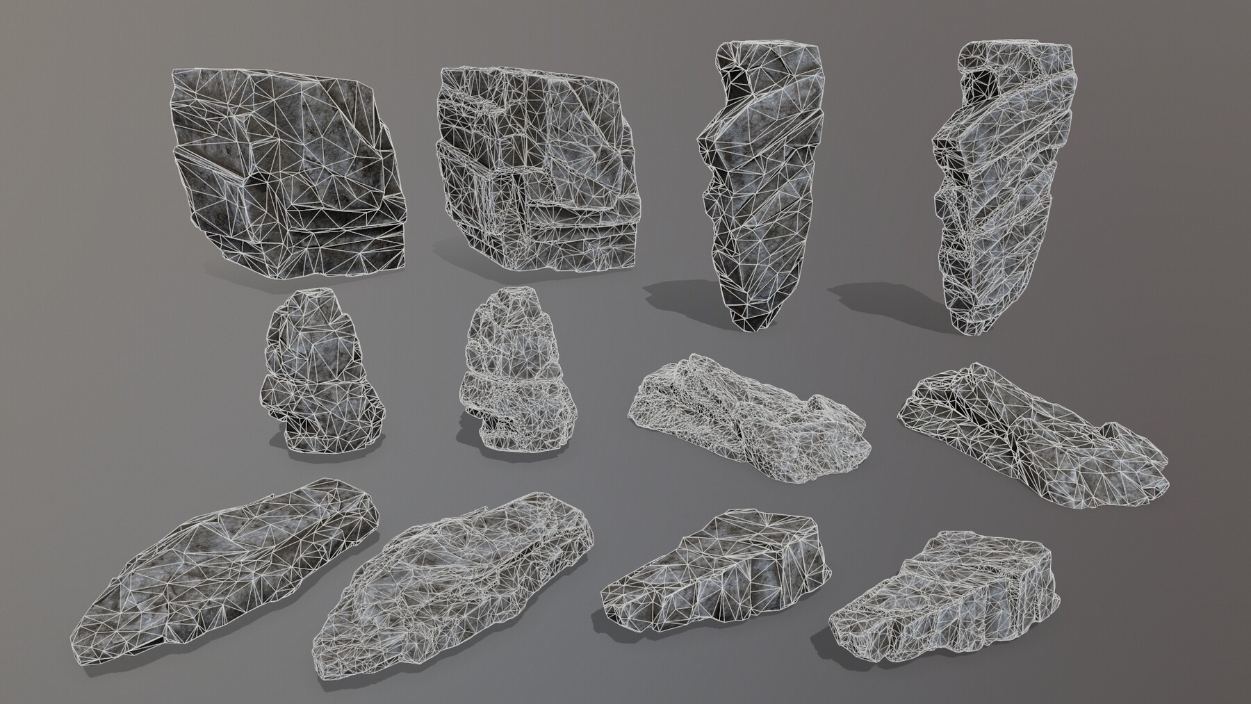 ArtStation - Rock Set | Game Assets
