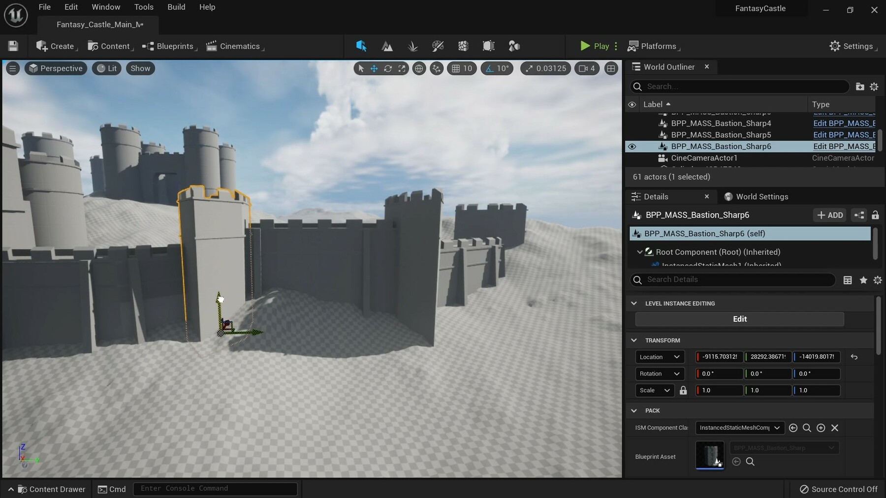 ArtStation - Modeling a Castle in Unreal Engine 5 | Tutorials