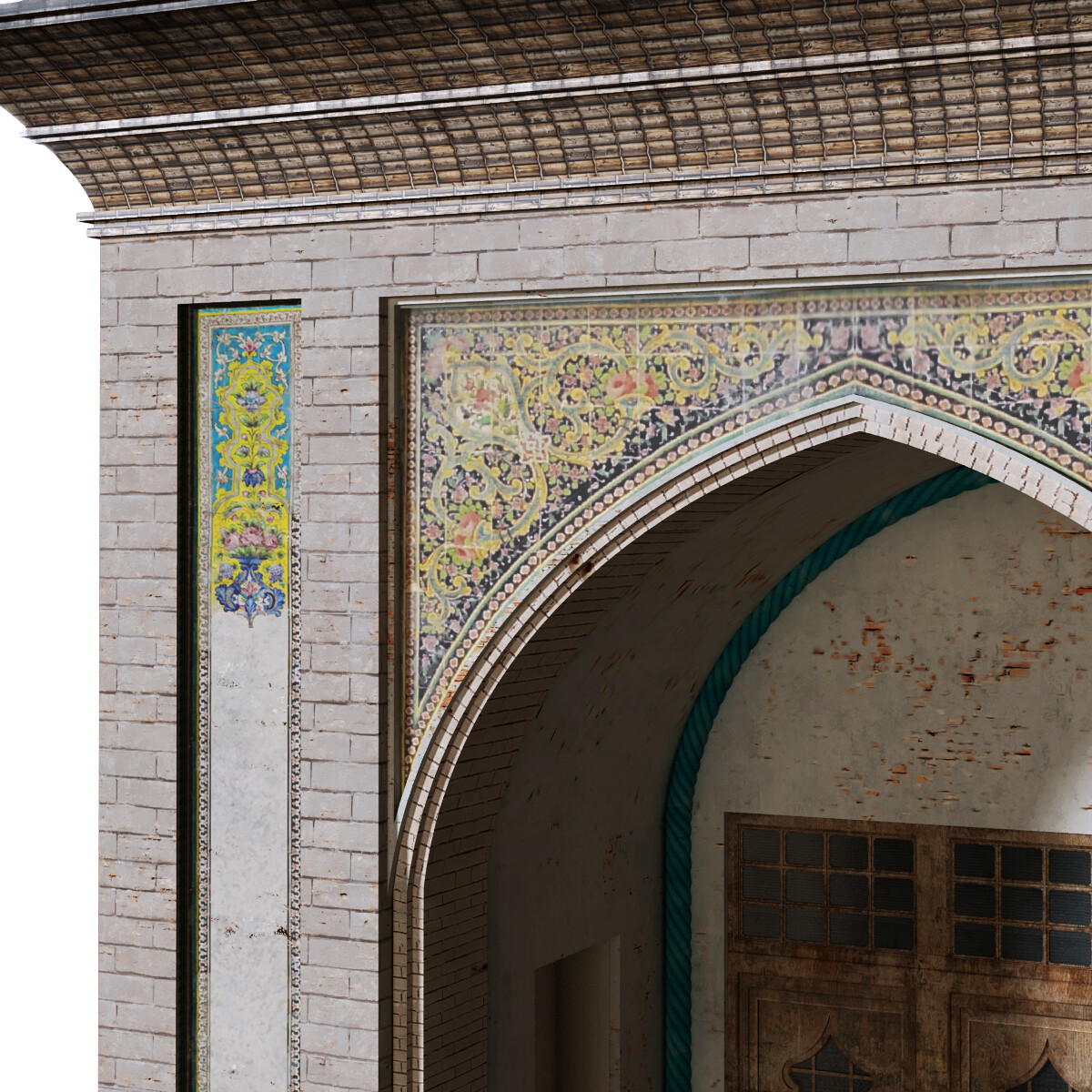 ArtStation - old islamic turkish arch set 136 | Game Assets