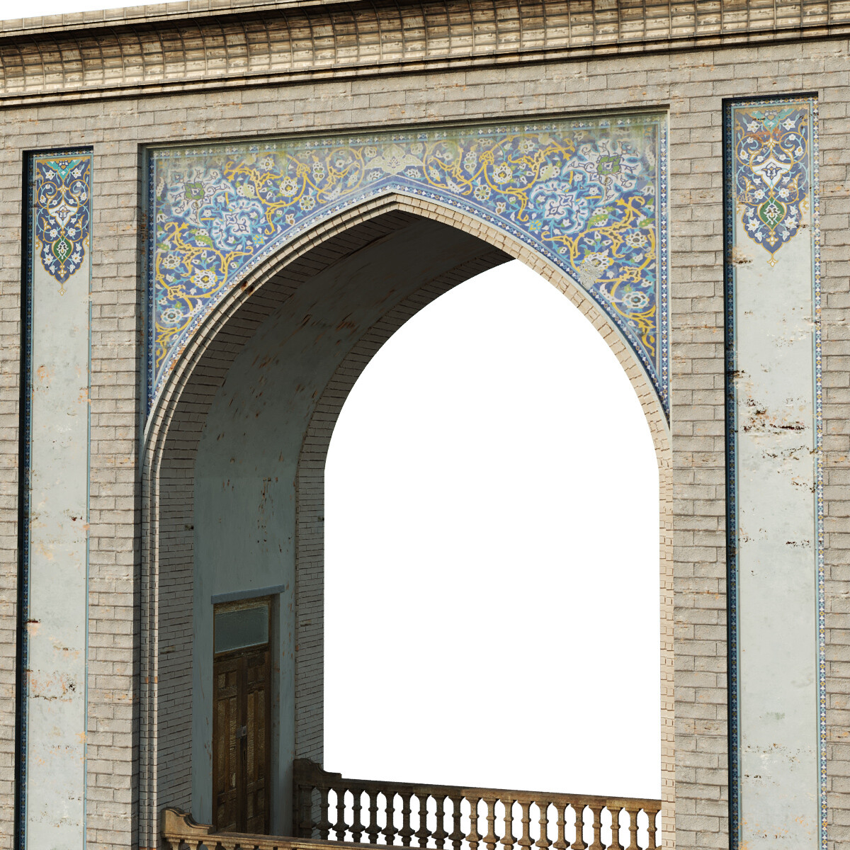 ArtStation - old islamic turkish arch set 143 | Game Assets