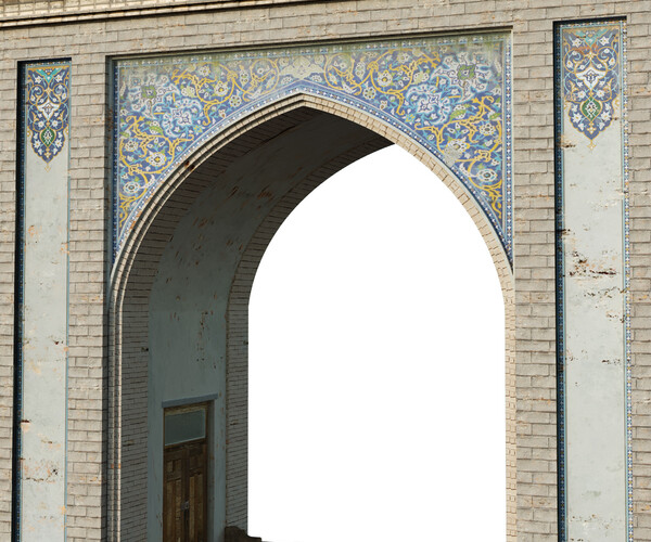ArtStation - old islamic turkish arch set 143 | Game Assets