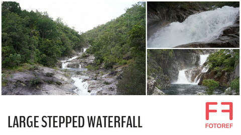 ArtStation - 155 photos of Large Stepped Waterfall | Resources