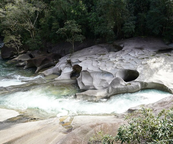 ArtStation - 110 photos of Large Smooth Granite Boulders Stream | Resources