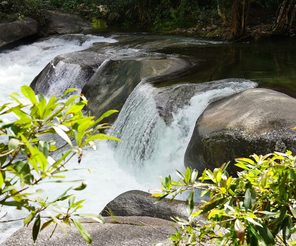 ArtStation - 110 photos of Large Smooth Granite Boulders Stream | Resources