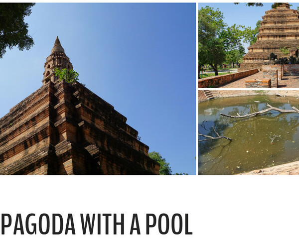ArtStation - 80 photos of Brick Pagoda With a Pool | Resources