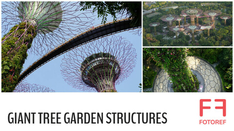 ArtStation - 255 photos of Giant Tree Garden Structures | Resources