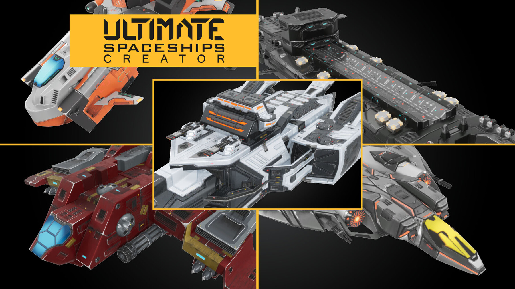 ArtStation - Ultimate Spaceships Creator | Game Assets