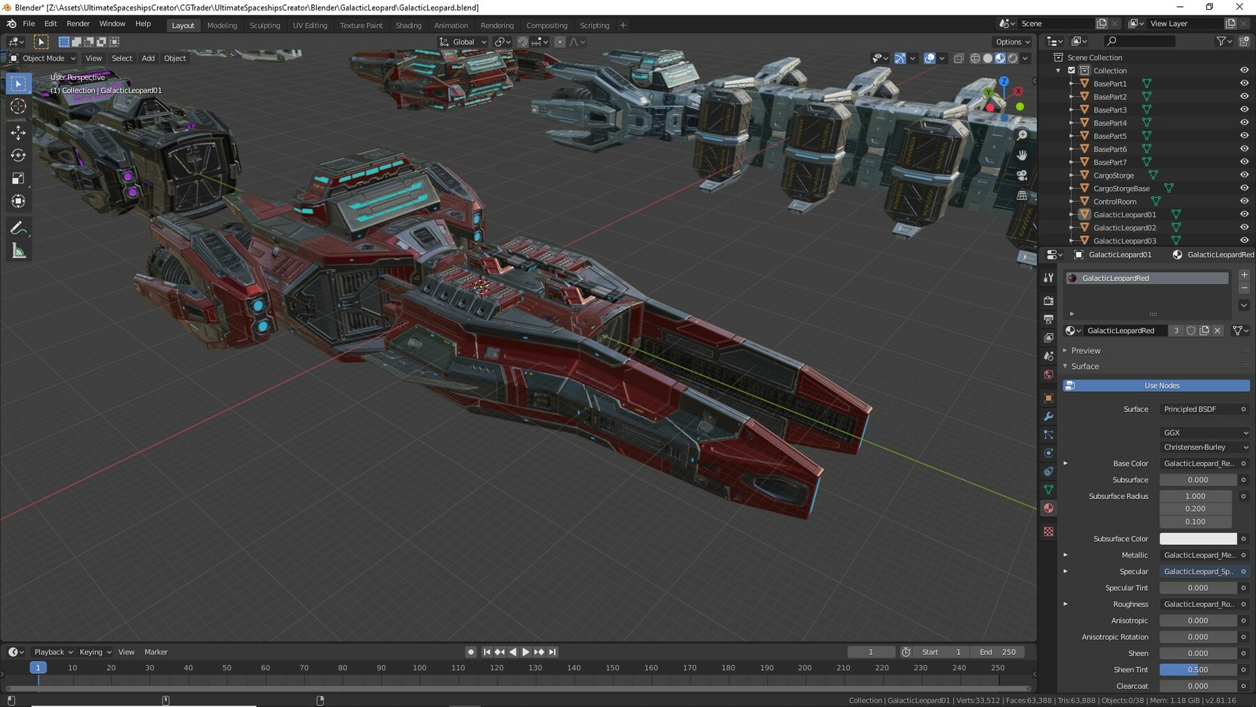 ArtStation - Ultimate Spaceships Creator | Game Assets