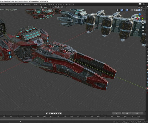 ArtStation - Ultimate Spaceships Creator | Game Assets