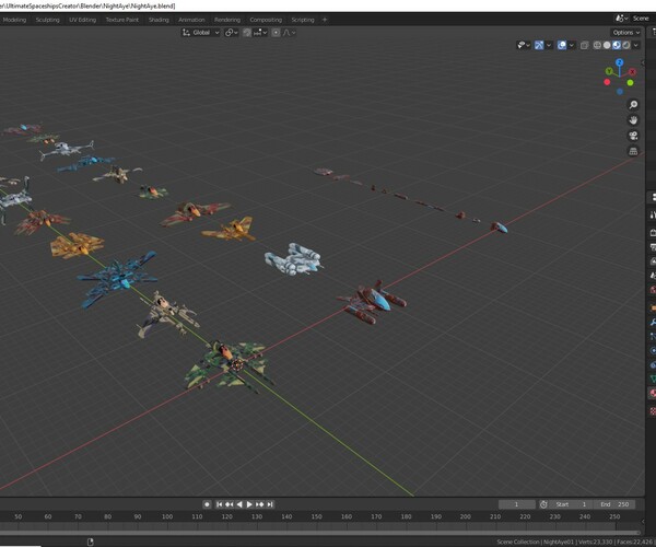 ArtStation - Ultimate Spaceships Creator | Game Assets