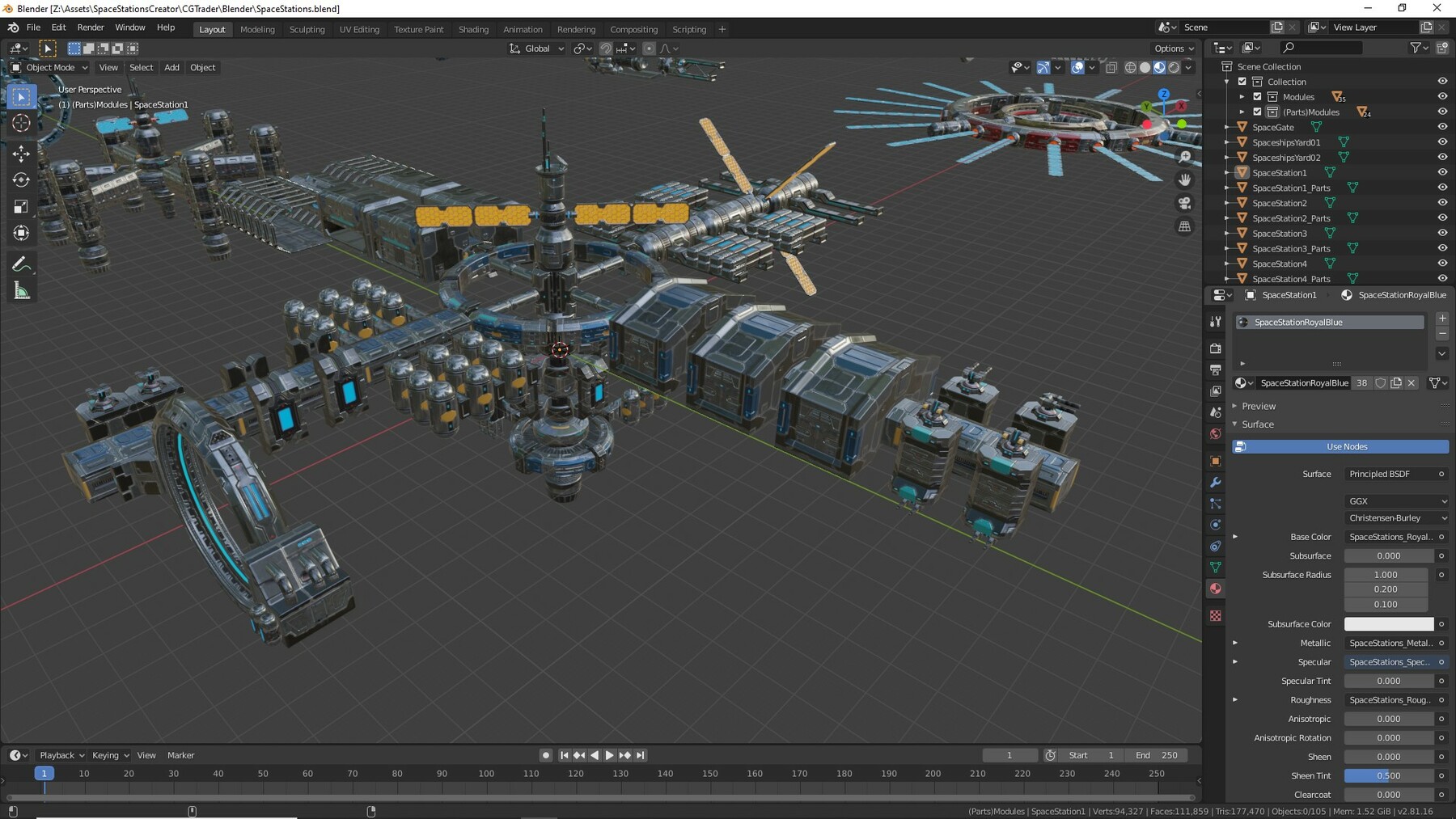 ArtStation - Space Stations Creator | Game Assets