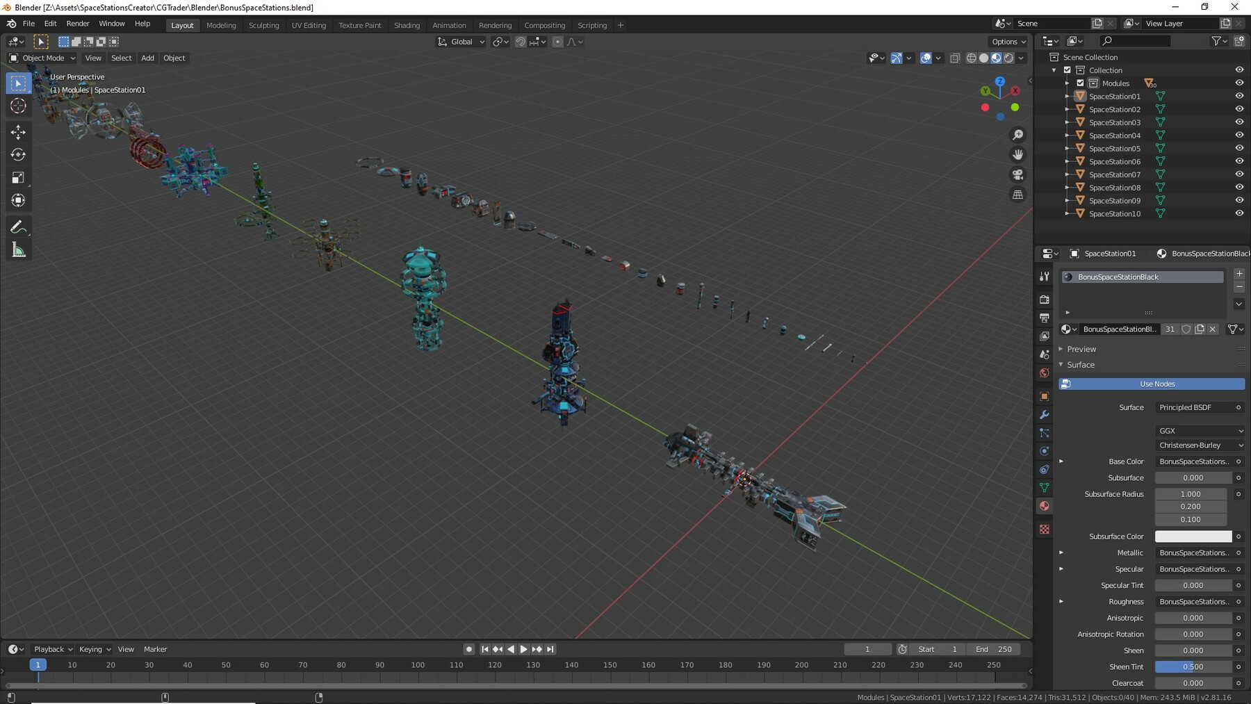 ArtStation - Space Stations Creator | Game Assets