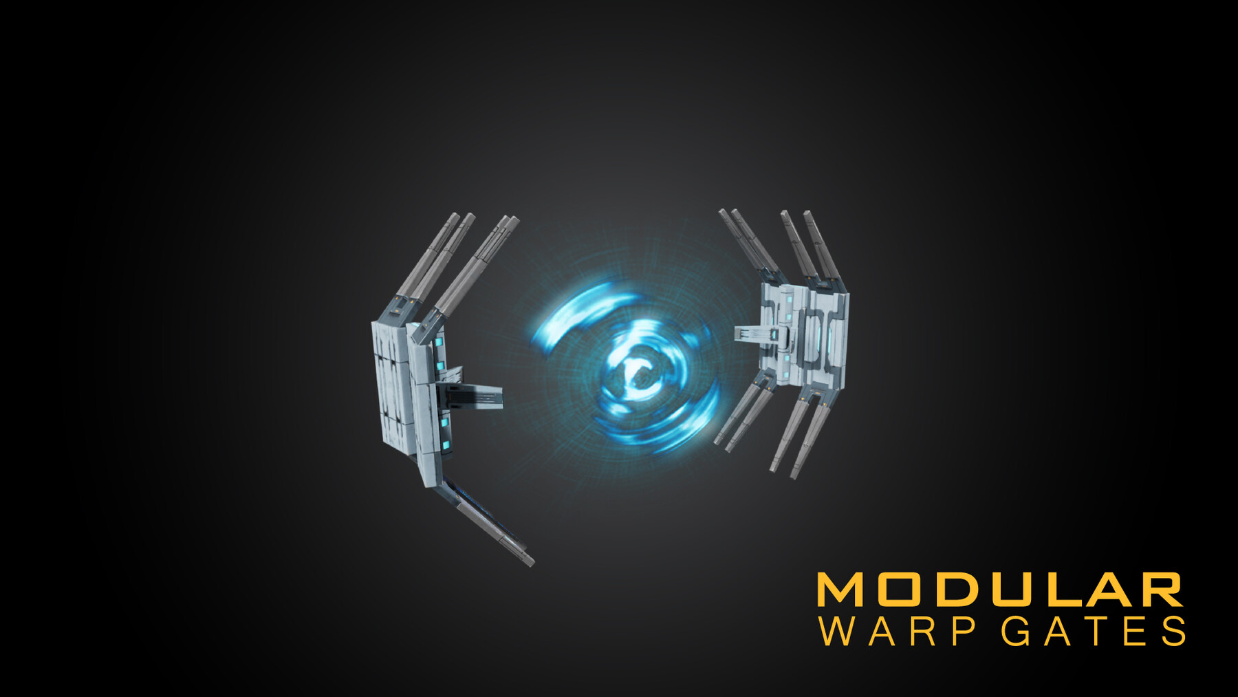 ArtStation - Modular Warp Gates | Game Assets