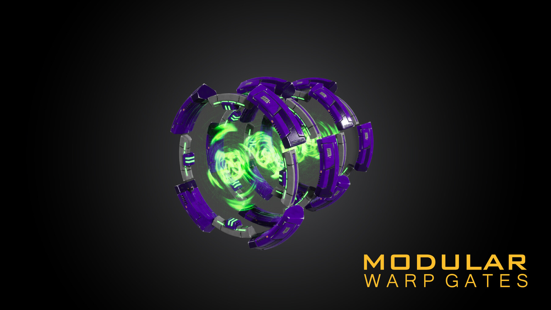 ArtStation - Modular Warp Gates | Game Assets