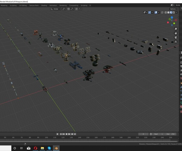 ArtStation - Modular Sci-Fi Weapons | Game Assets