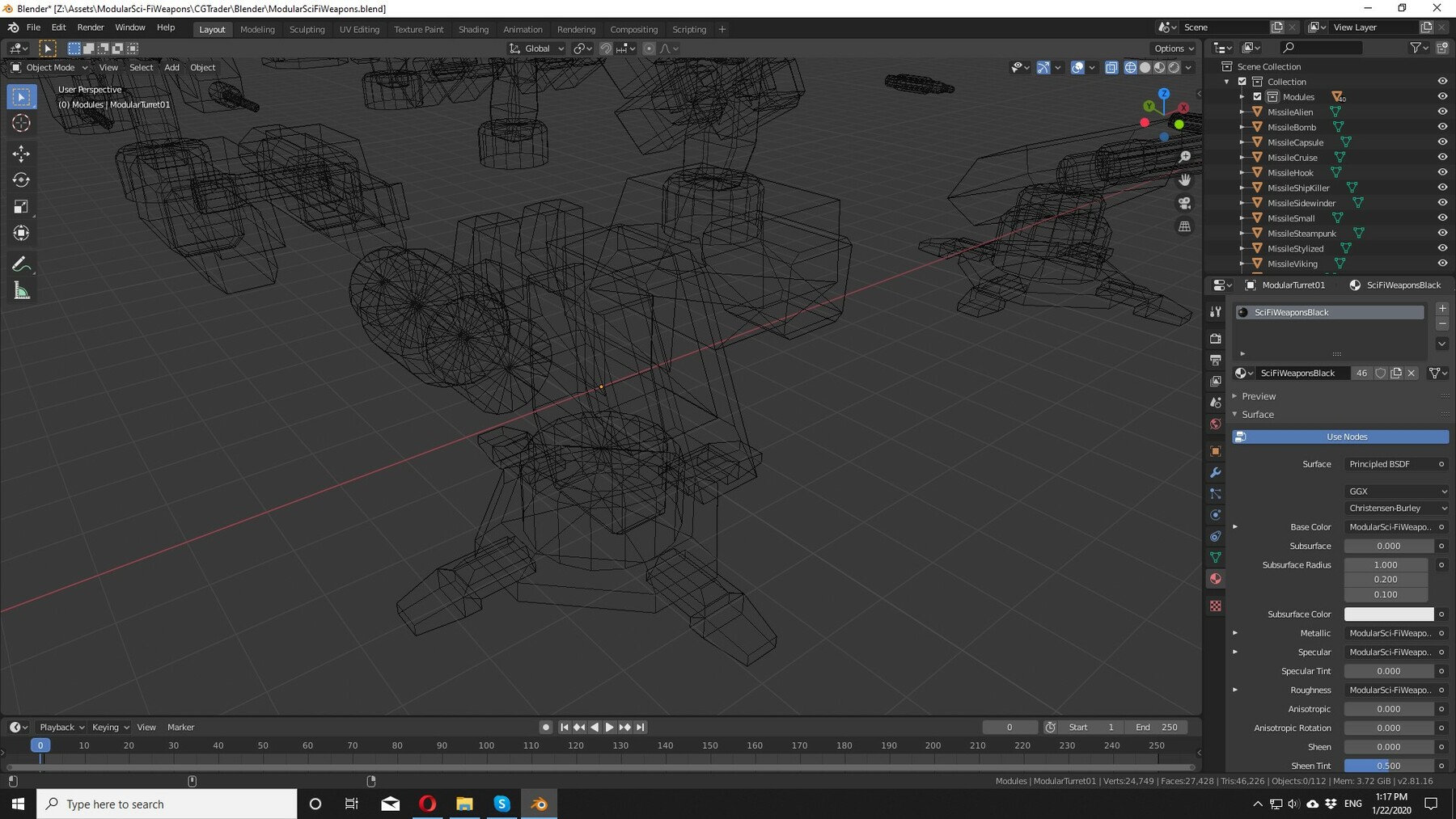 ArtStation - Modular Sci-Fi Weapons | Game Assets