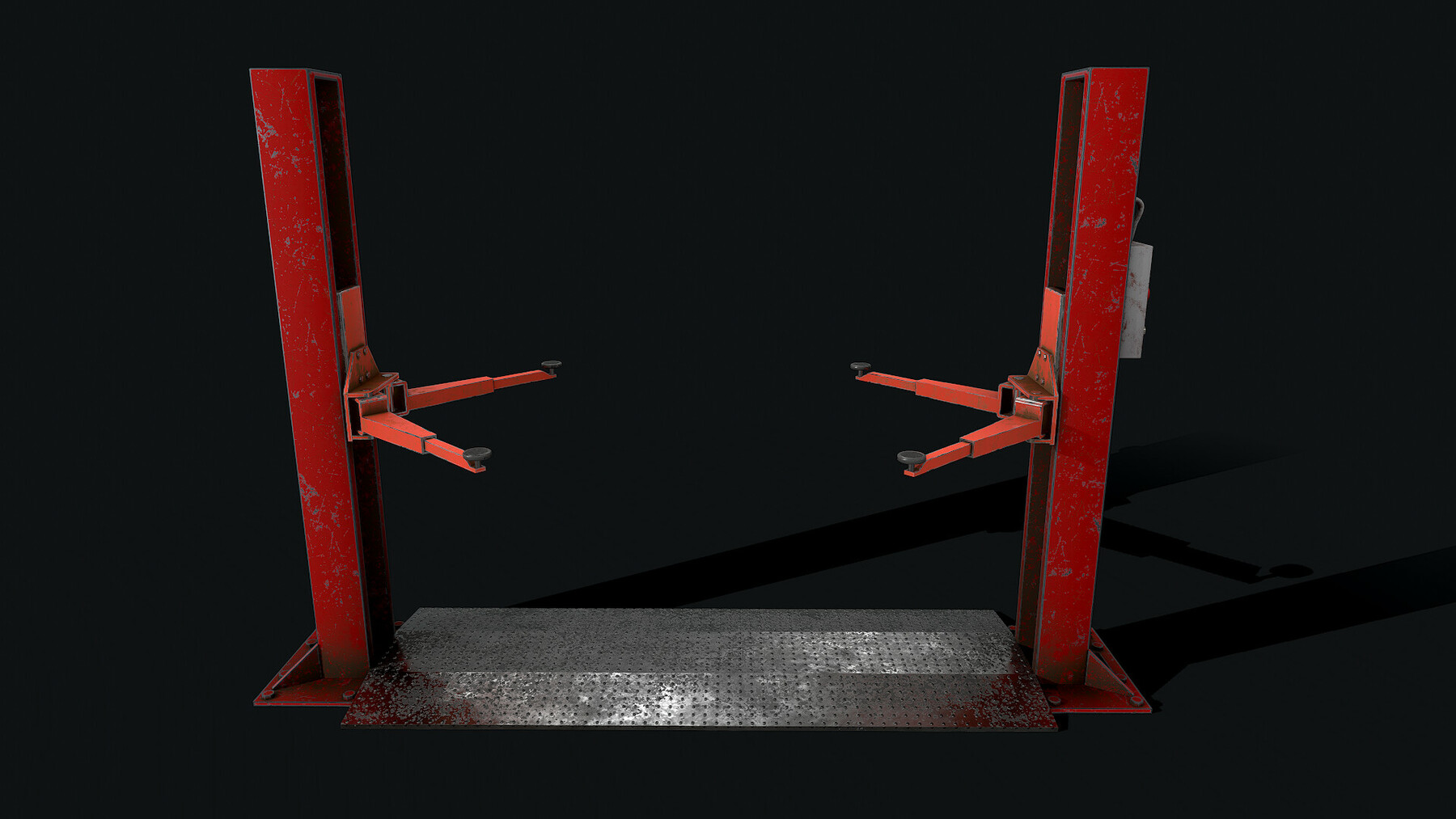 ArtStation - Car Lift 3d Model Pbr Texture | Game Assets