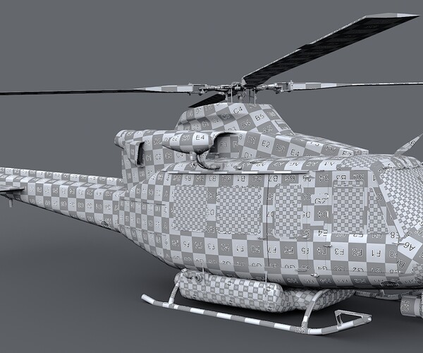 ArtStation - Helicopter Bell 412 LAFD | Resources