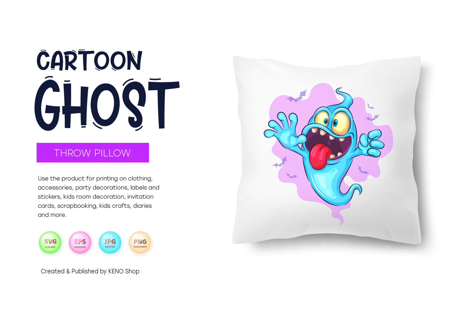 ArtStation - Cute cartoon ghost. | Artworks