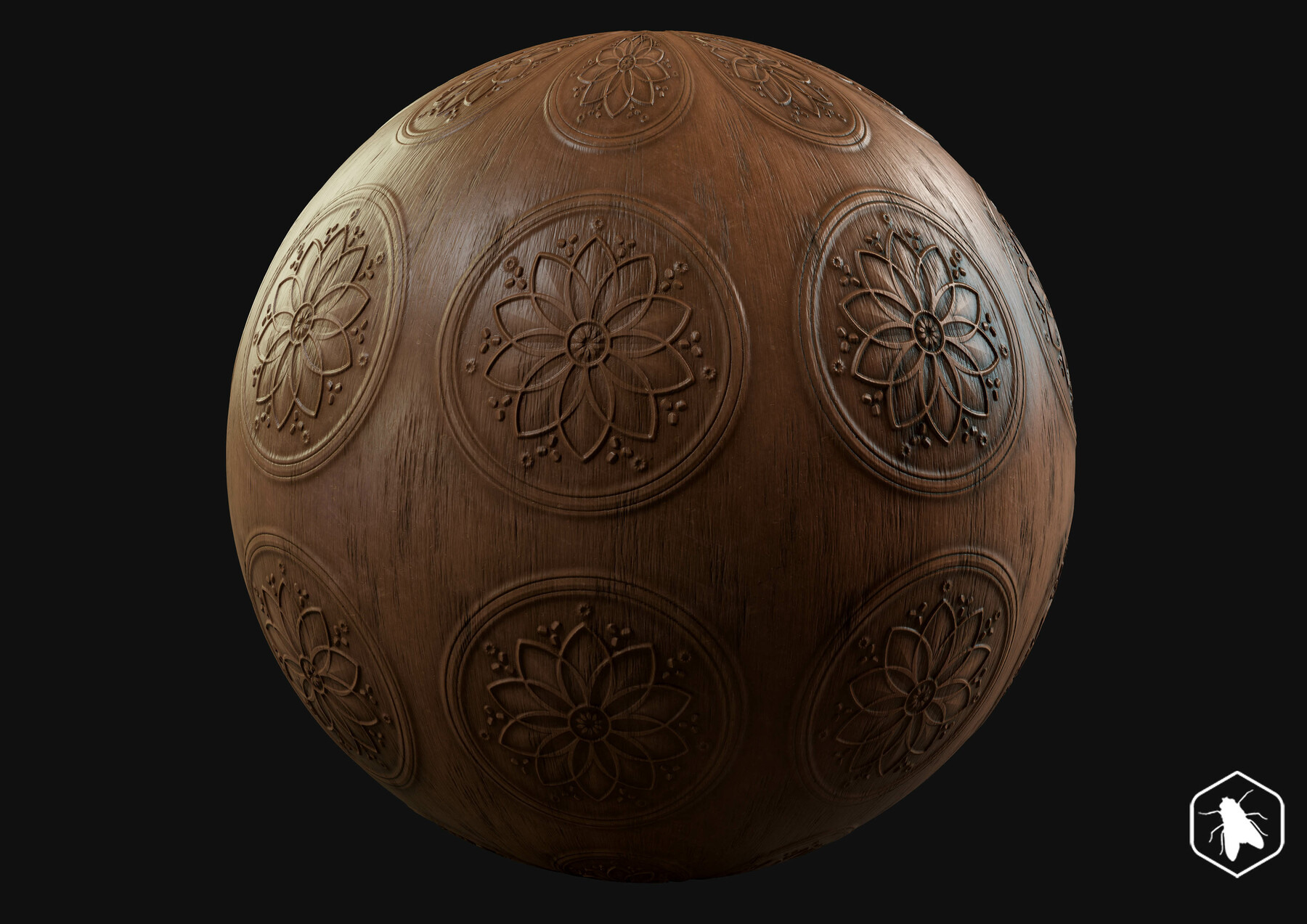 ArtStation - Texture - Wood Ornamental | Game Assets