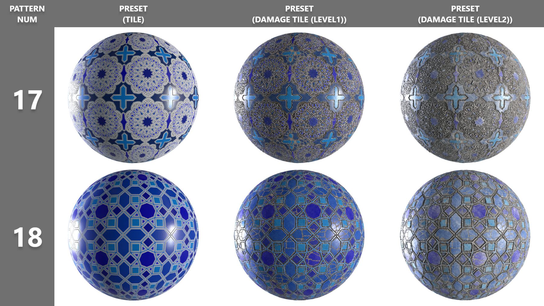 ArtStation - 20 ISLAMIC TILES PATTERNS (MAKE UNLIMITED TILES) + 60 ...