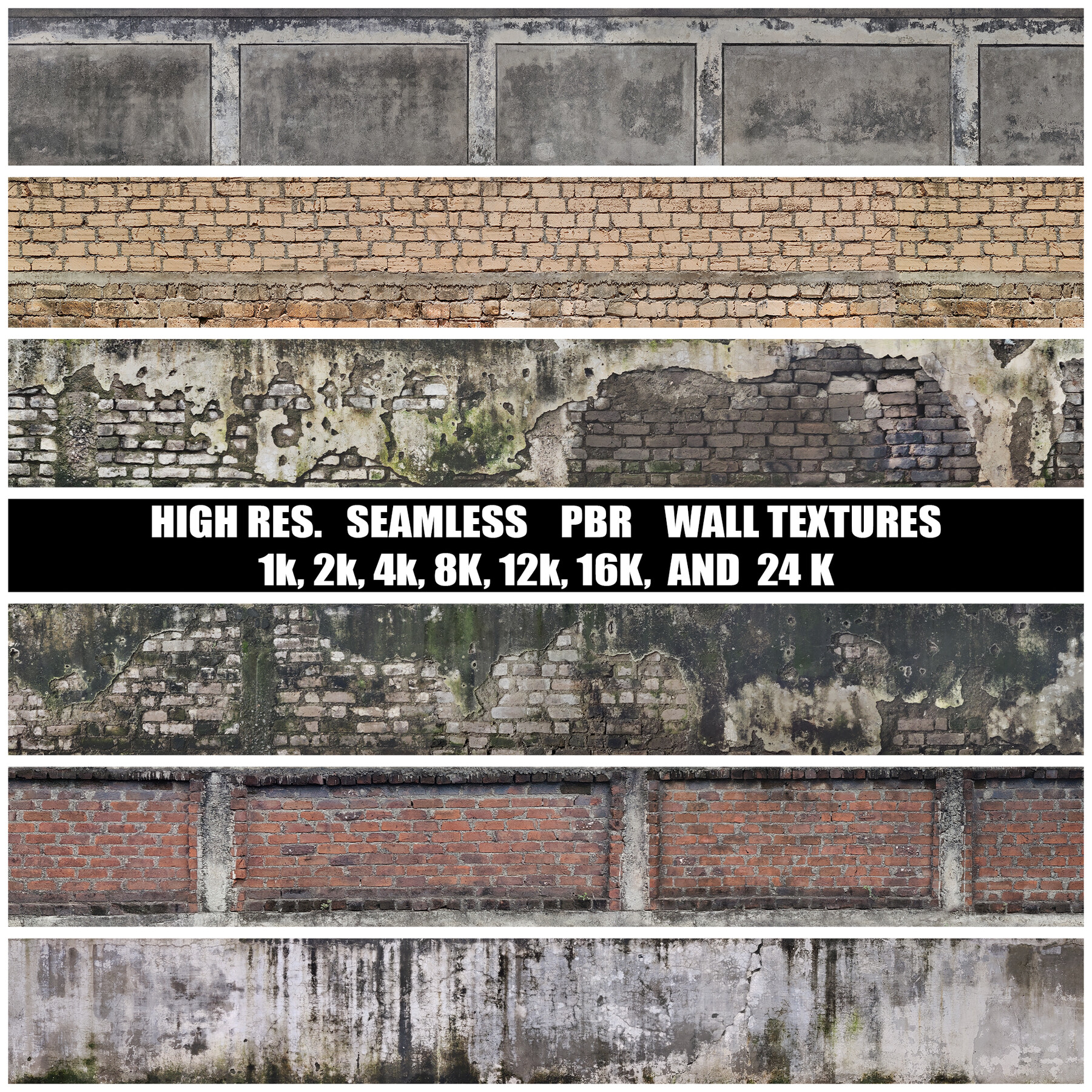 ArtStation - PBR Wall Textures | Resources
