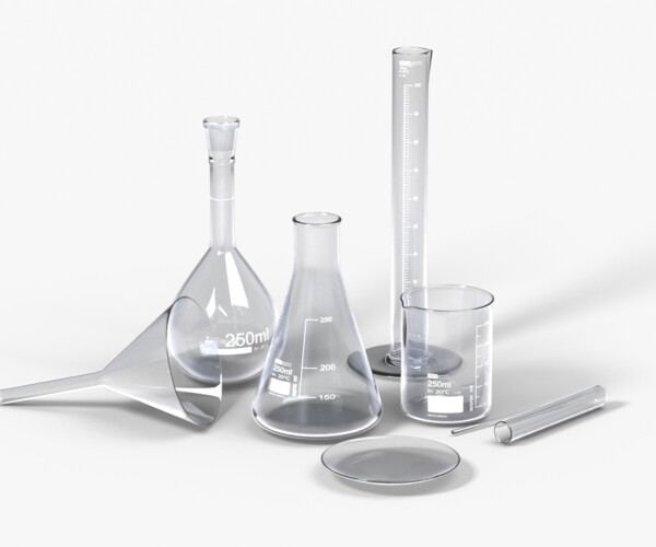 ArtStation - Laboratory Glassware Set | Resources