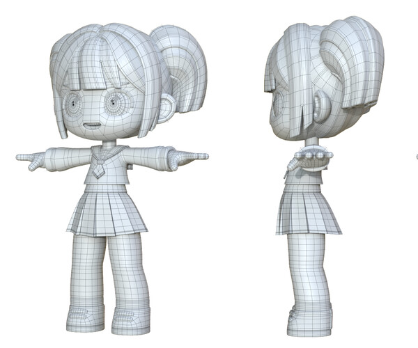 ArtStation - CHIBI Girls : L | Resources