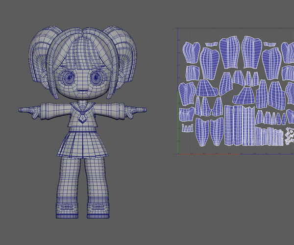 ArtStation - CHIBI Girls : L | Resources