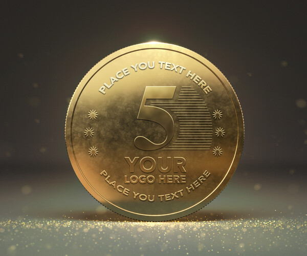 ArtStation - Gold Coin Mockups | Artworks
