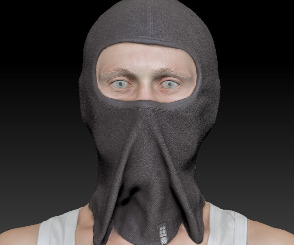 ArtStation - Man in balaclava ready for animation 336 | Game Assets