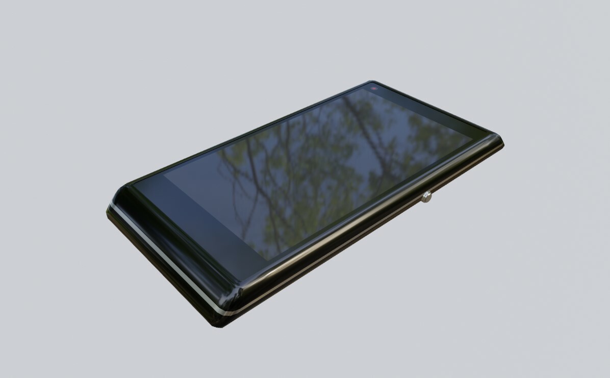 ArtStation - Mobile Phone - Screen OFF - Celular Low-poly 3D model ...