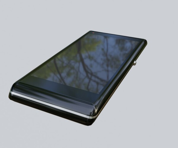 ArtStation - Mobile Phone - Screen OFF - Celular Low-poly 3D model ...