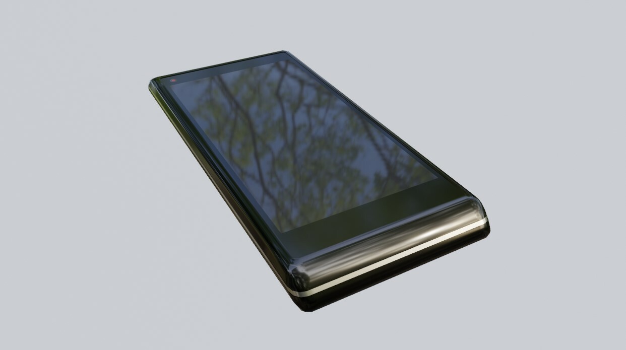 ArtStation - Mobile Phone - Screen OFF - Celular Low-poly 3D model ...