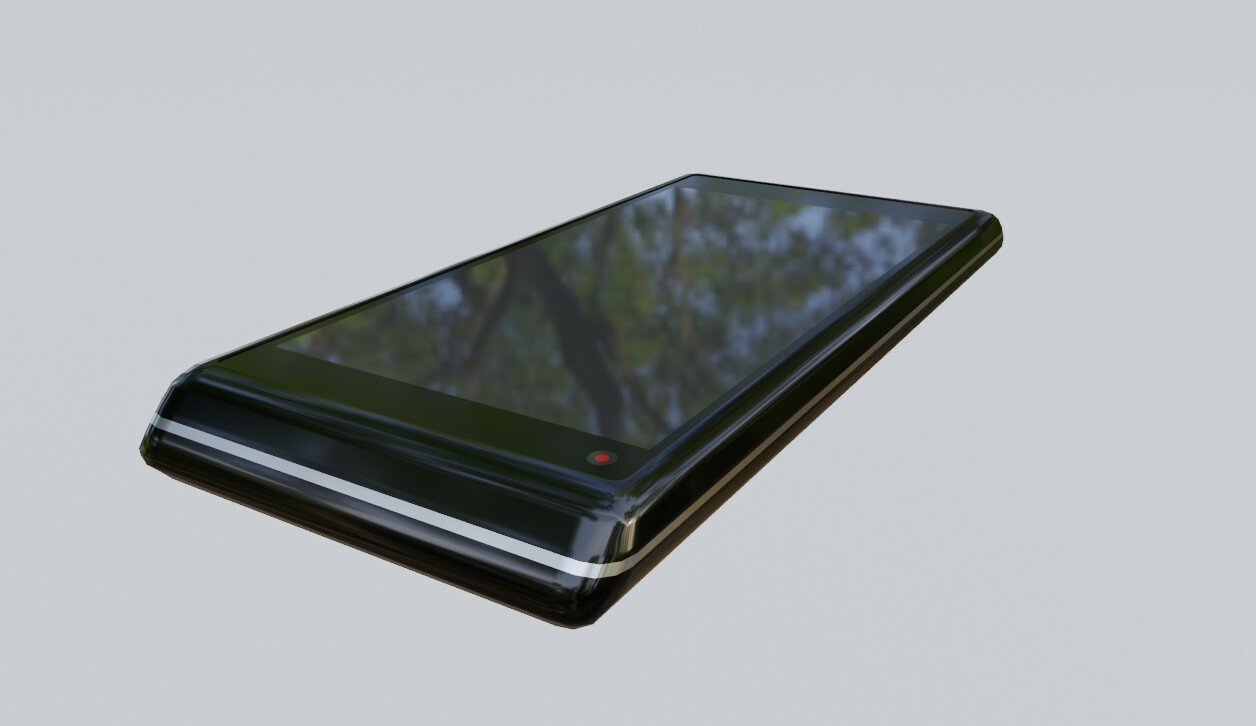 ArtStation - Mobile Phone - Screen OFF - Celular Low-poly 3D model ...