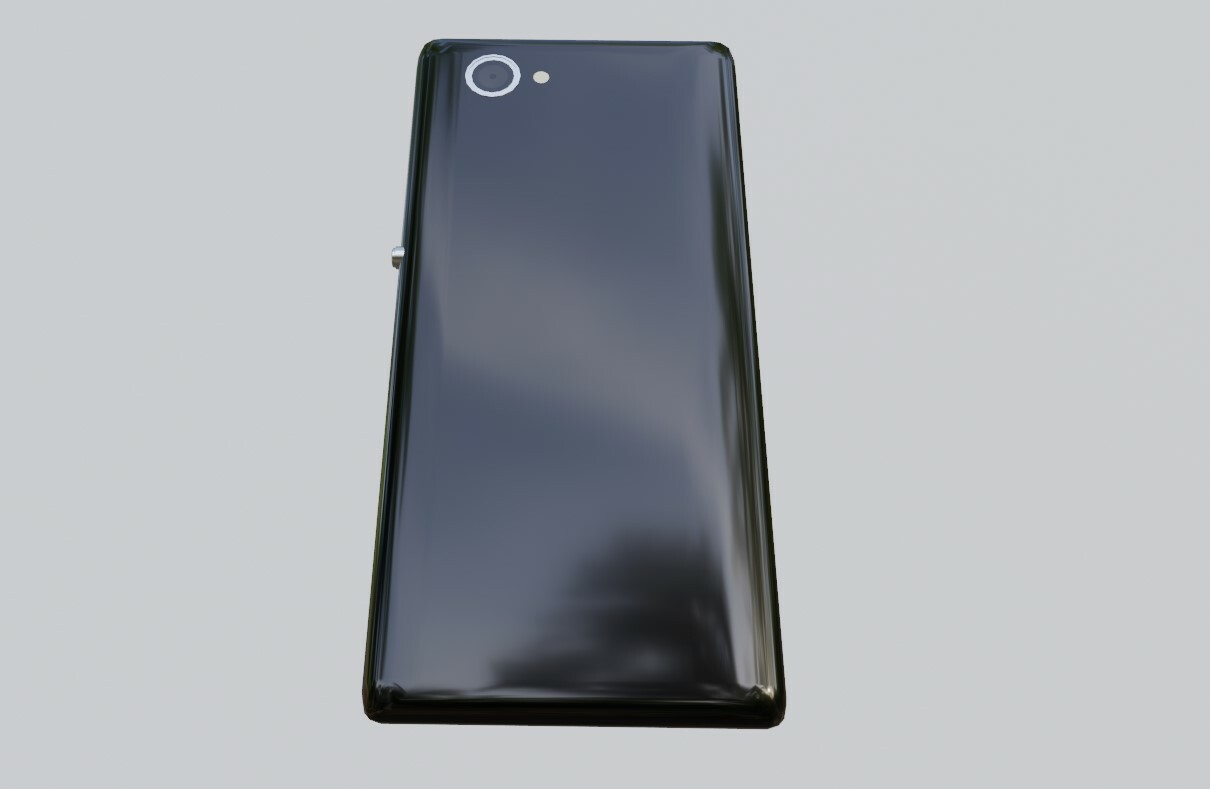 ArtStation - Mobile Phone - Screen OFF - Celular Low-poly 3D model ...