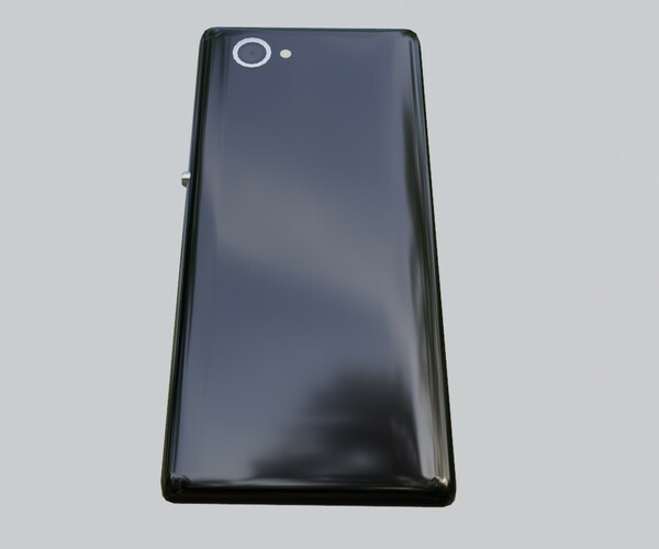 ArtStation - Mobile Phone - Screen OFF - Celular Low-poly 3D model ...