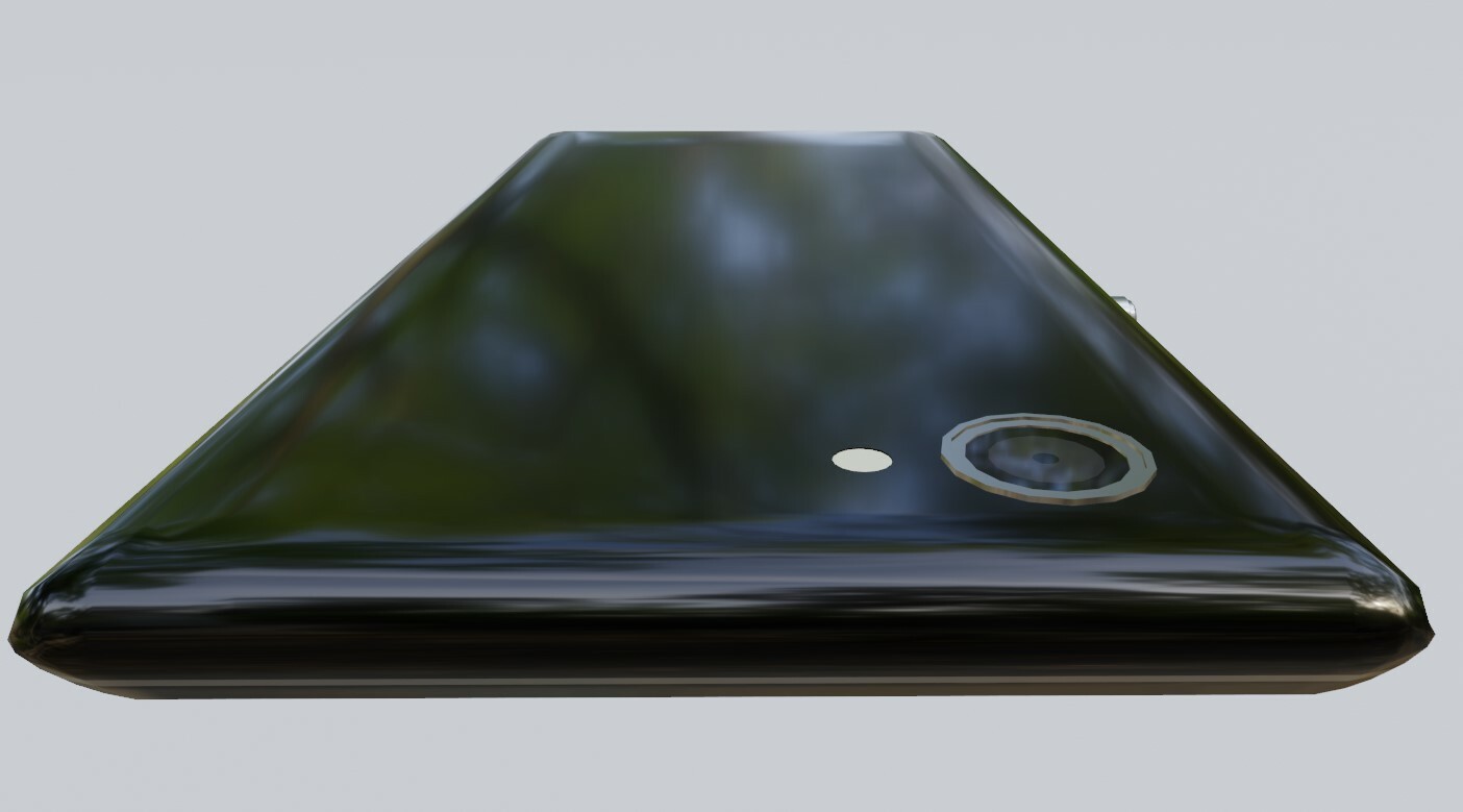 ArtStation - Mobile Phone - Screen OFF - Celular Low-poly 3D model ...