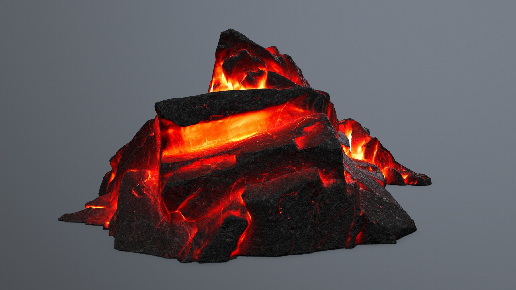 ArtStation - Lava Rock Set | Game Assets