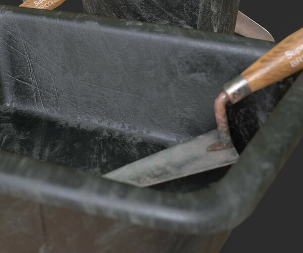 ArtStation - Mortar Tools Set | Game Assets