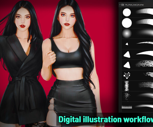 ArtStation - Digital Illustration workflow - Vol.13 | Tutorials