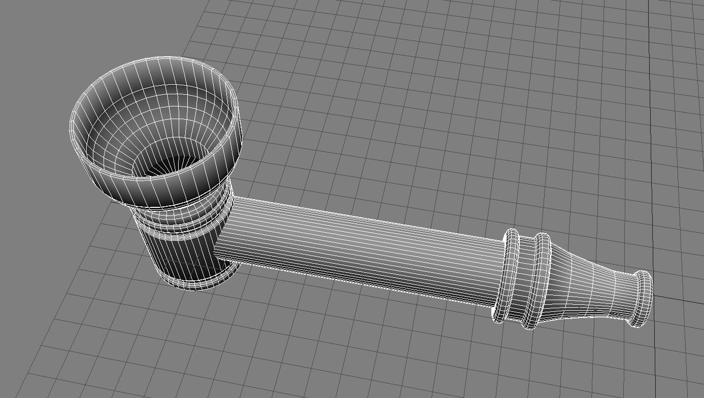 ArtStation - Smoking Pipe 3D Model | Game Assets