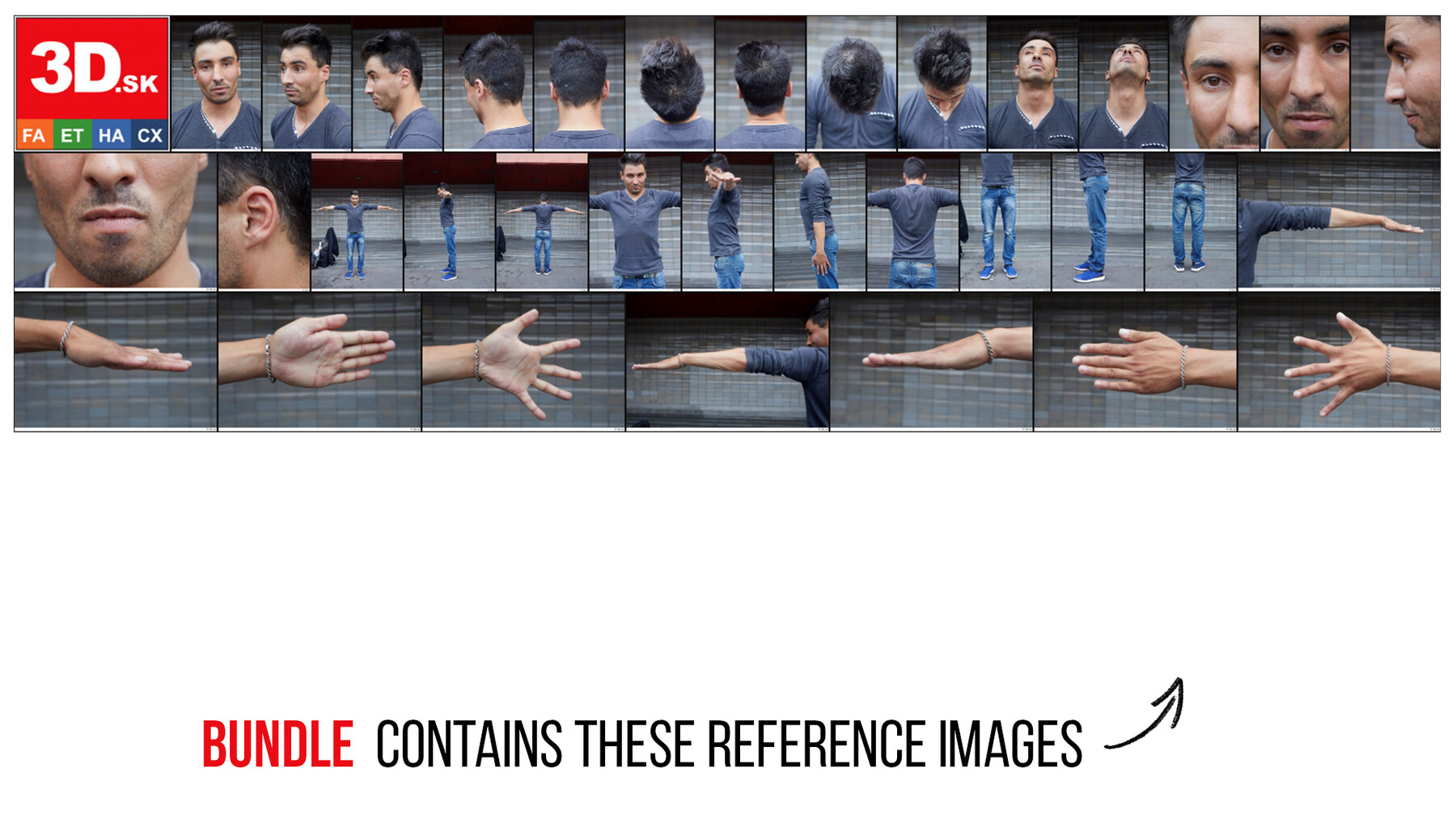 ArtStation - T-POSE & DETAILS | Male Photo References #655 | Resources