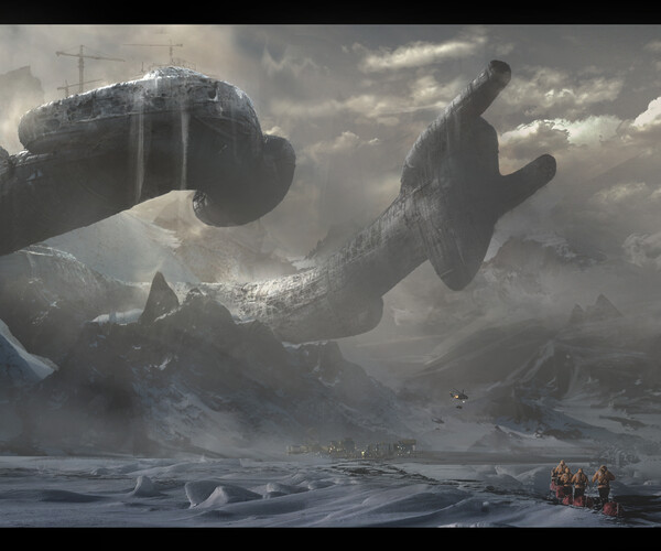 ArtStation - Snow Mountains OBJ Terrain | Resources