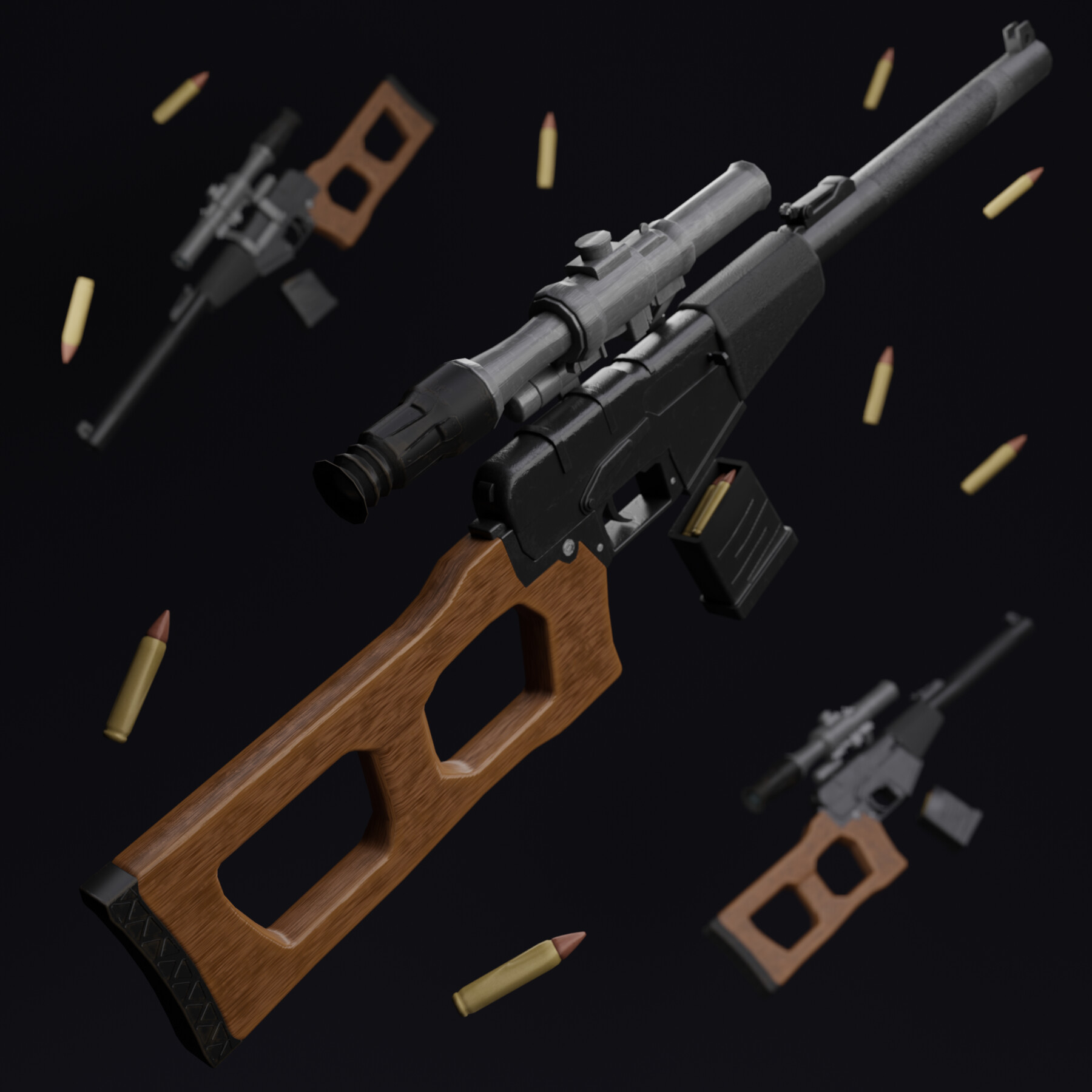 ArtStation - VSS (Vintorez) | Game Assets