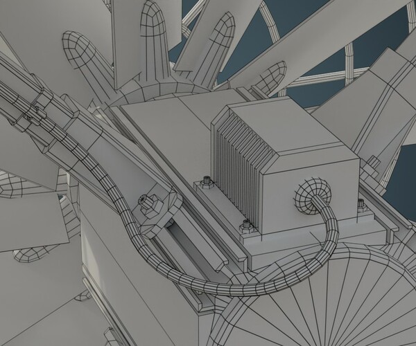 ArtStation - Industrial Fan 2A | Game Assets