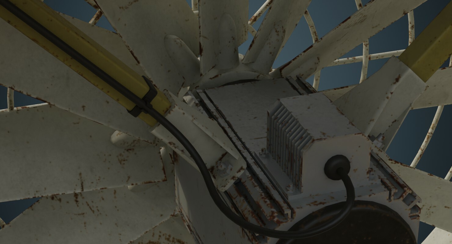 ArtStation - Industrial Fan 2B | Game Assets