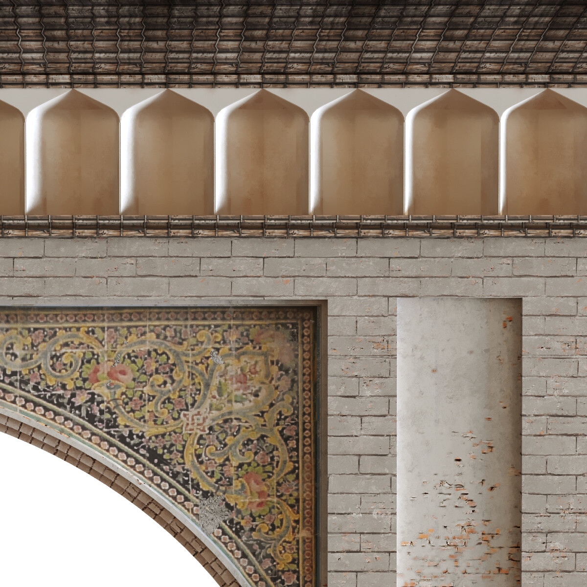 ArtStation - old turkish arch set 139 | Game Assets