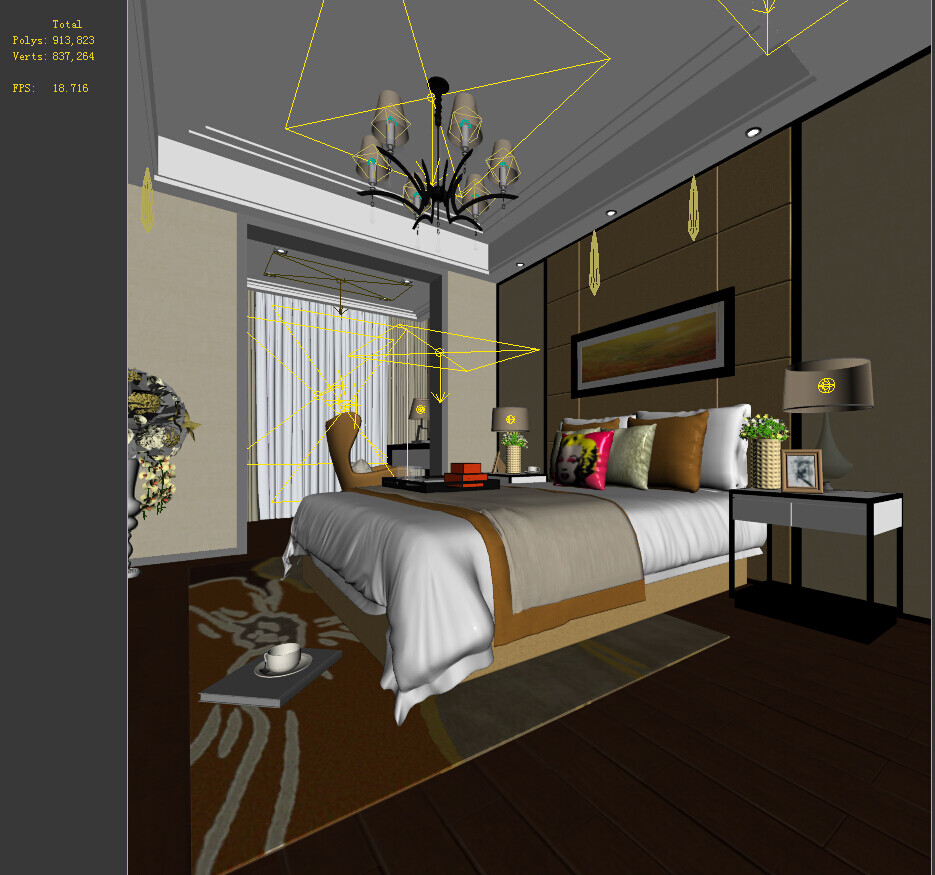ArtStation - Deluxe master bedroom design 76 | Resources